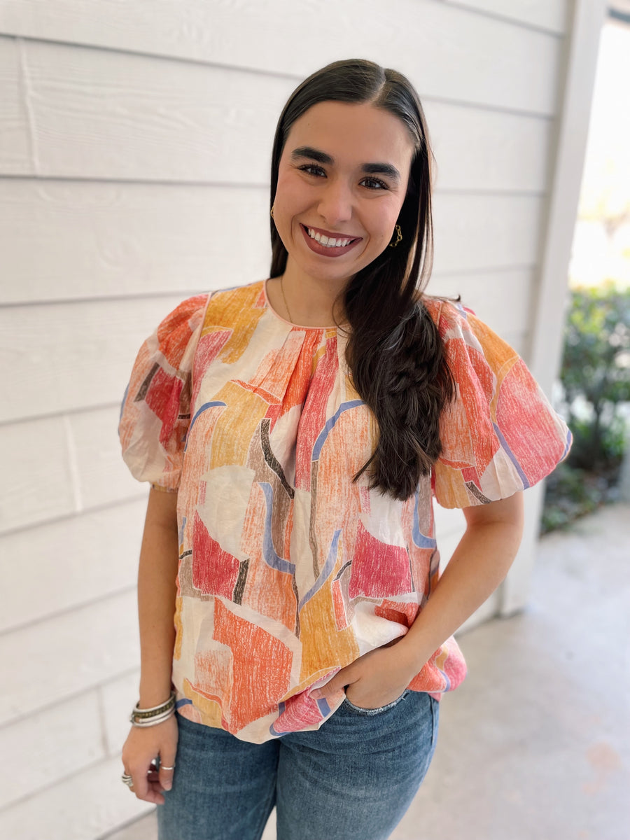 Pretty in Pastels Top – Pink Lemonade Clothing Boutique
