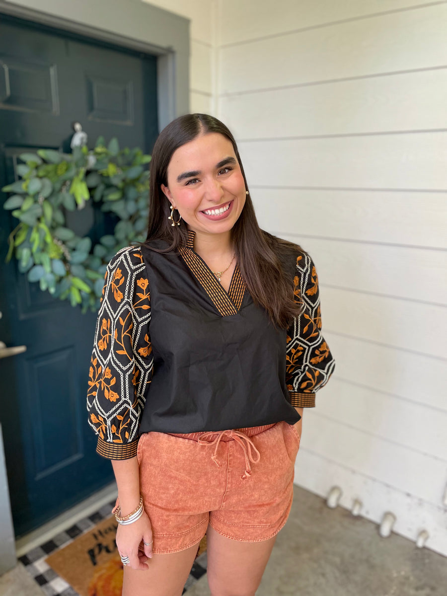 Budget Friendly Shorts- Rust – Pink Lemonade Clothing Boutique